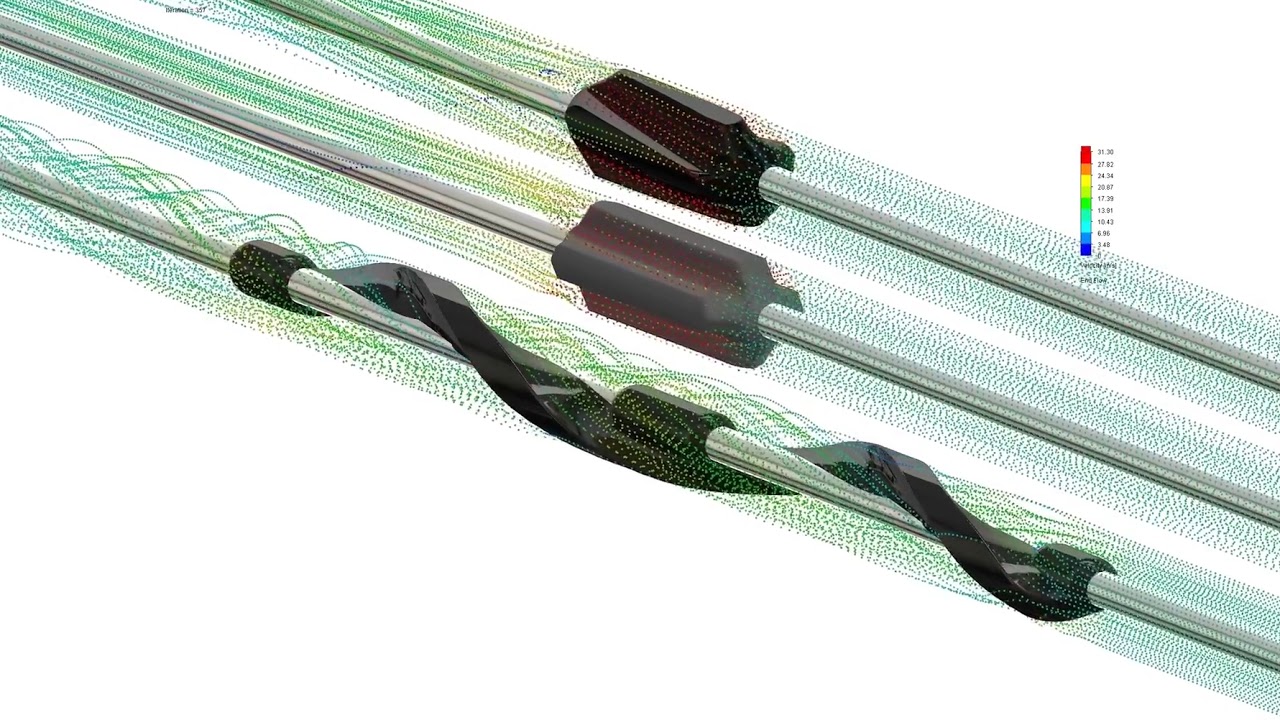 Sucker Rod Guide Computational Fluid Dynamics - Black Mamba Rod Lift ...