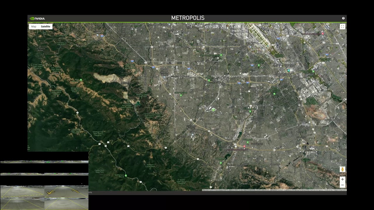 NVIDIA Metropolis Parking App - YouTube