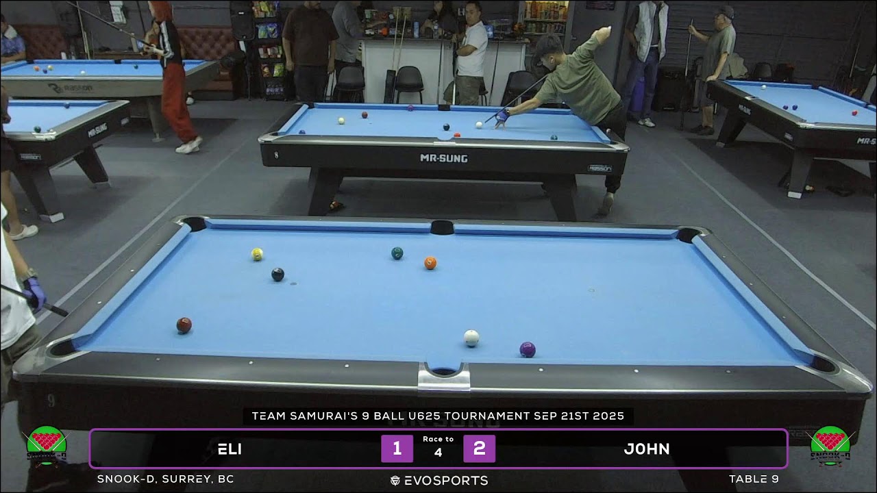 ELI vs J0HN - SNOOK-D - TABLE 9 | EvoSports - YouTube