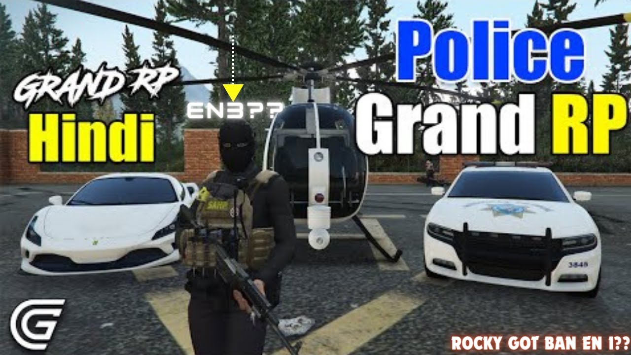 GTA 5 GRAND RP Badshah bhai I Became A Police Officer in EN3 ? SAHP ...