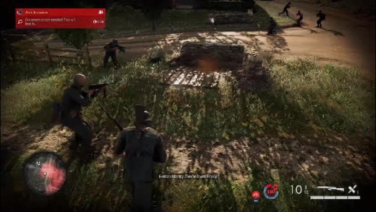 Sniper elite 5 quick axis inv. 353 Mc Stabberton.Two Enemies, Both On ...