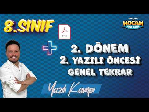 8. Sınıf Matematik | 2. Dönem 2. Yazılı Genel Tekrar