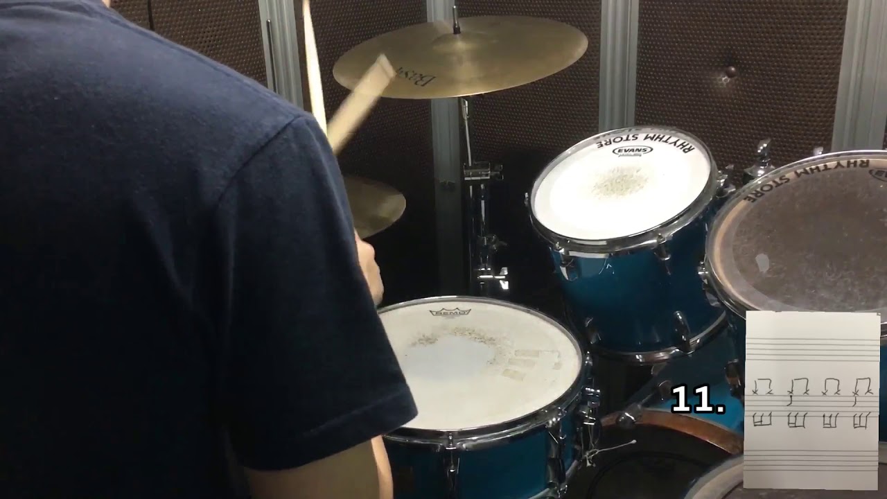 15 drum kick pattern - YouTube