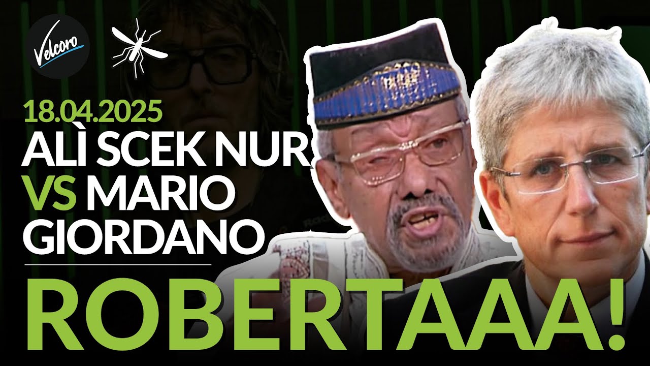 ROBERTAAA! - Alì Scek Nur vs Mario Giordano - La Zanzara del 18.04.2025 - YouTube