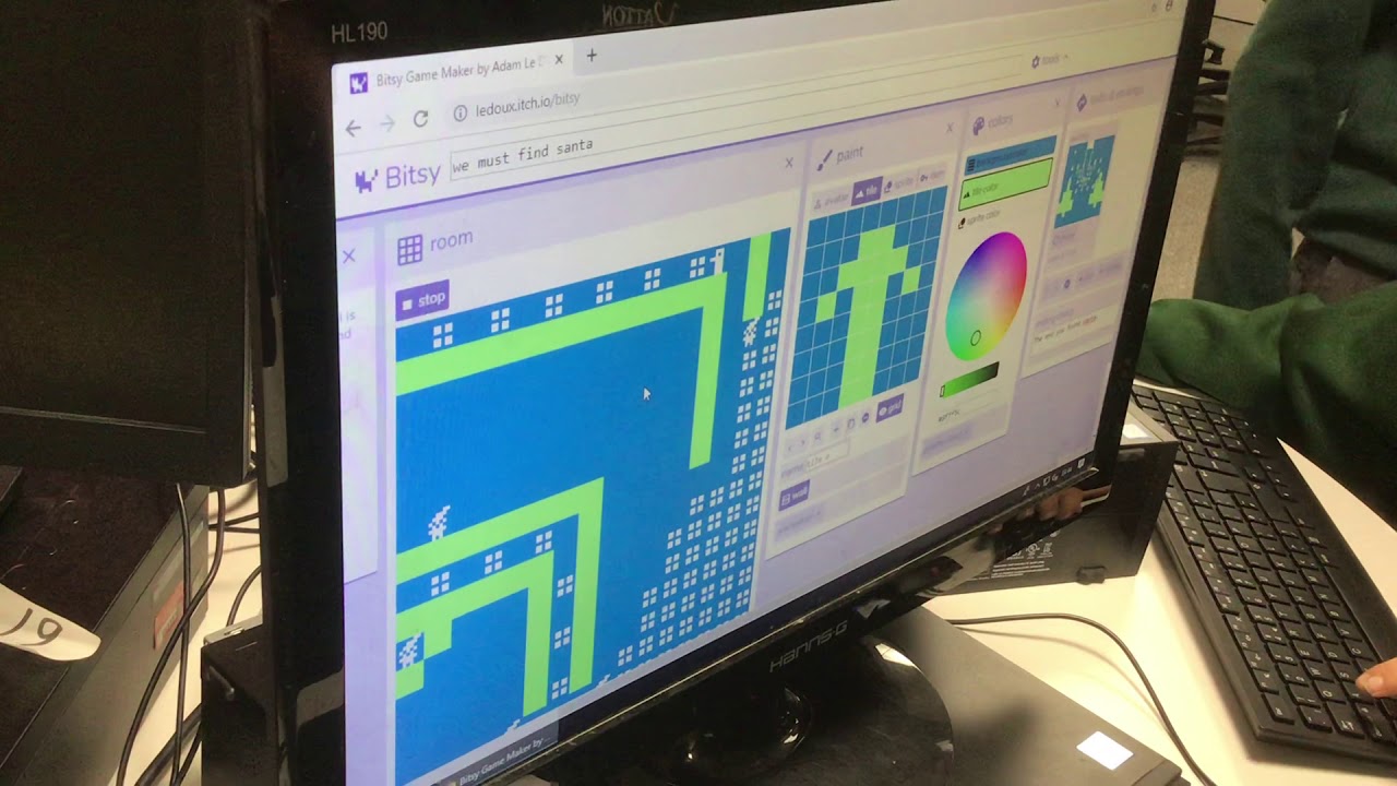 Making games with Bitsy at Yatton Schools - YouTube