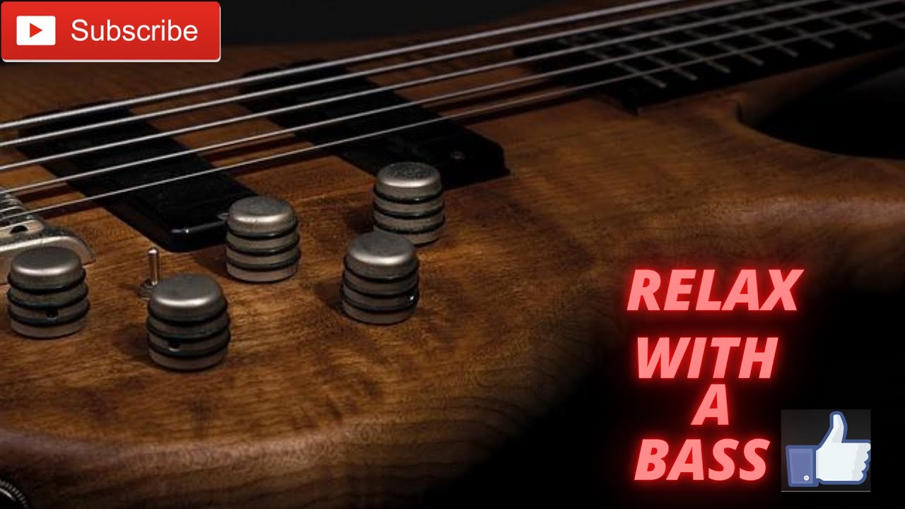calming and soothing jazz bass guitar instrumental for stress relief ...