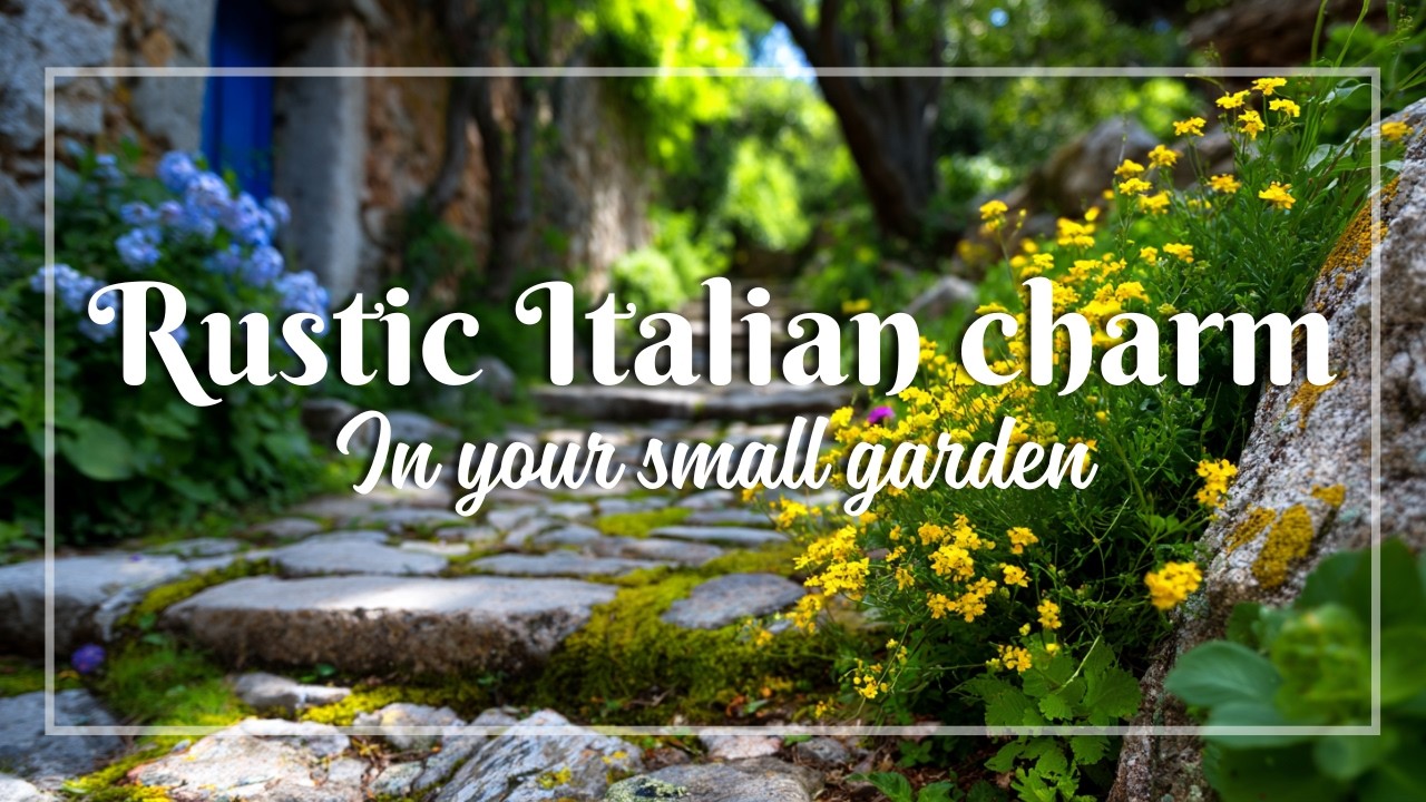 Italian Stone Pathways with Rustic Grace 🌼 | Elegant Landscaping for ...