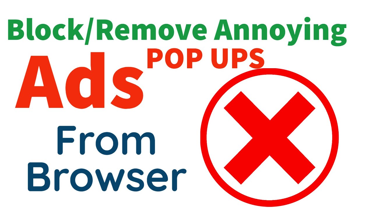 How to remove ads & pop ups from web browser | 2023 | Ad blocker - YouTube