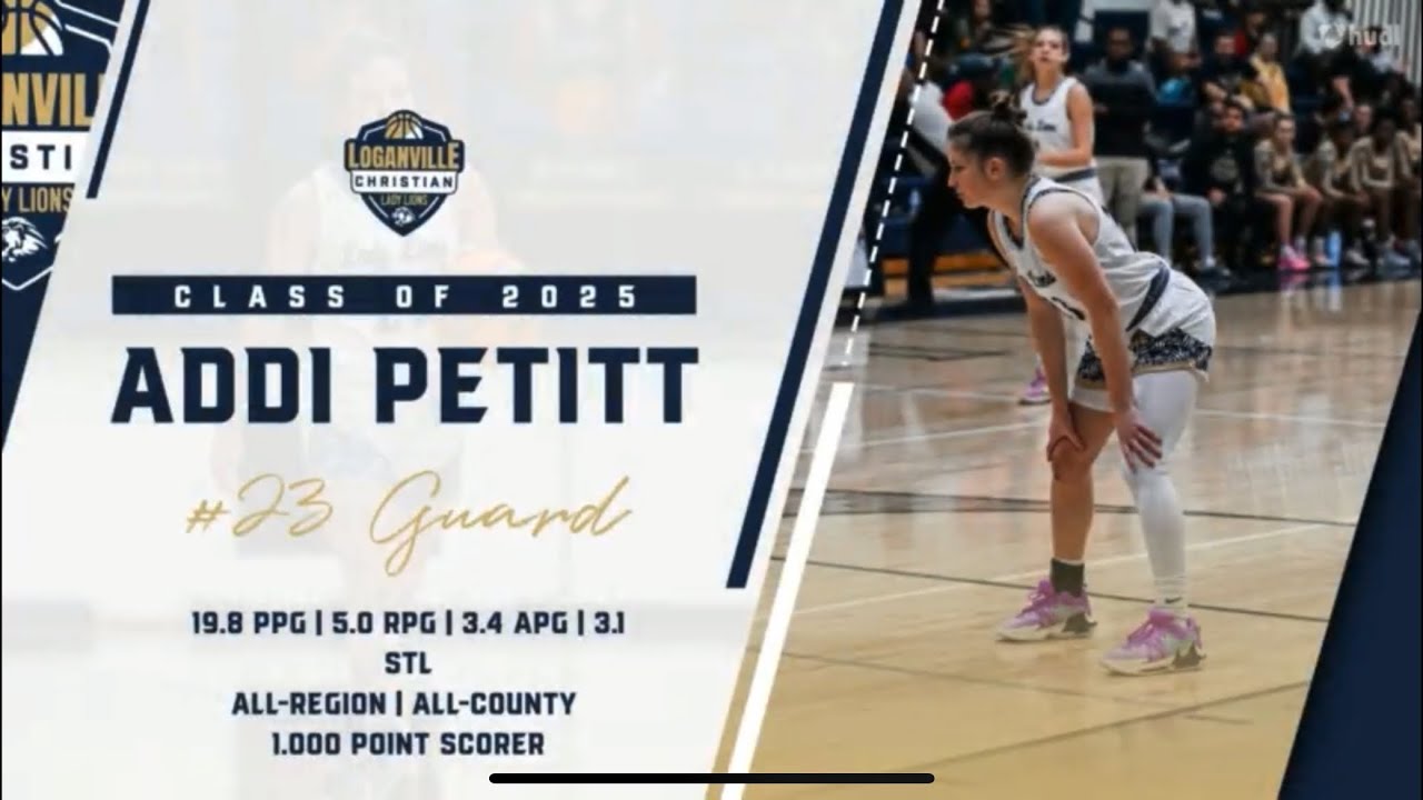 5’7” Class of ‘25 Guard Addi Pettit of Loganville Christian Academy ...
