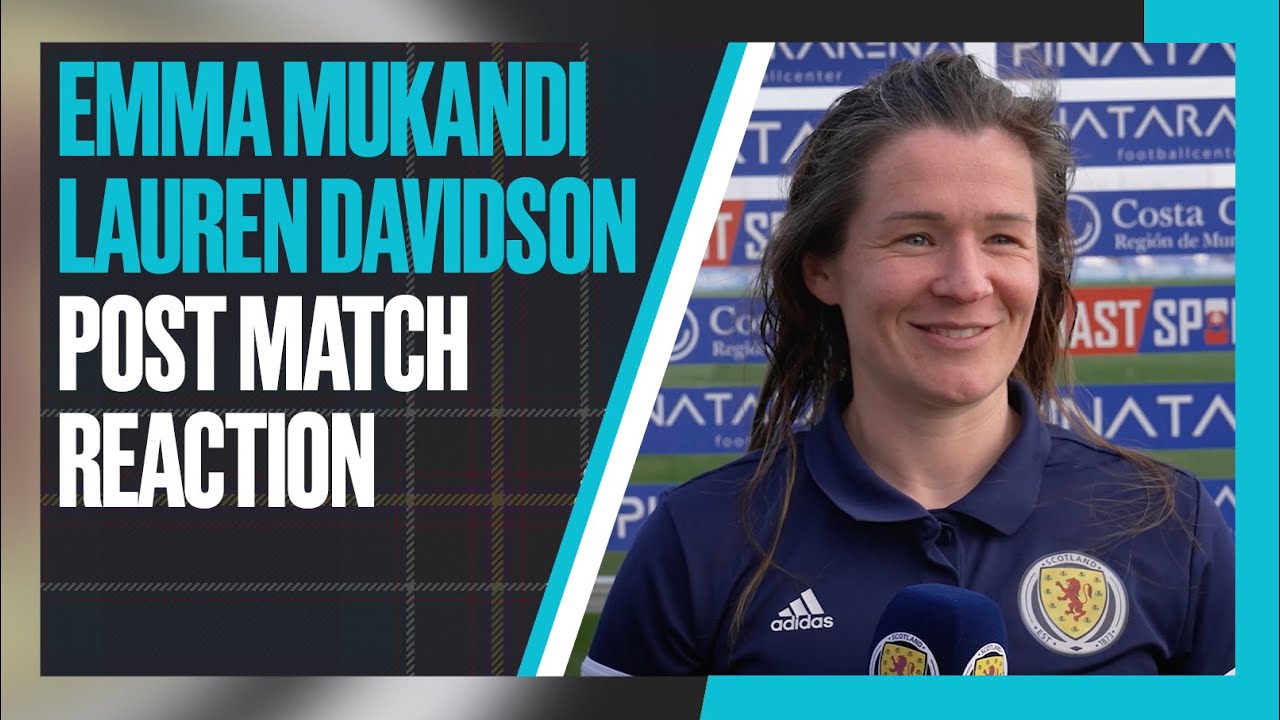 Emma Mukandi & Lauren Davidson Post-Match Reaction | Scotland 2-1 ...