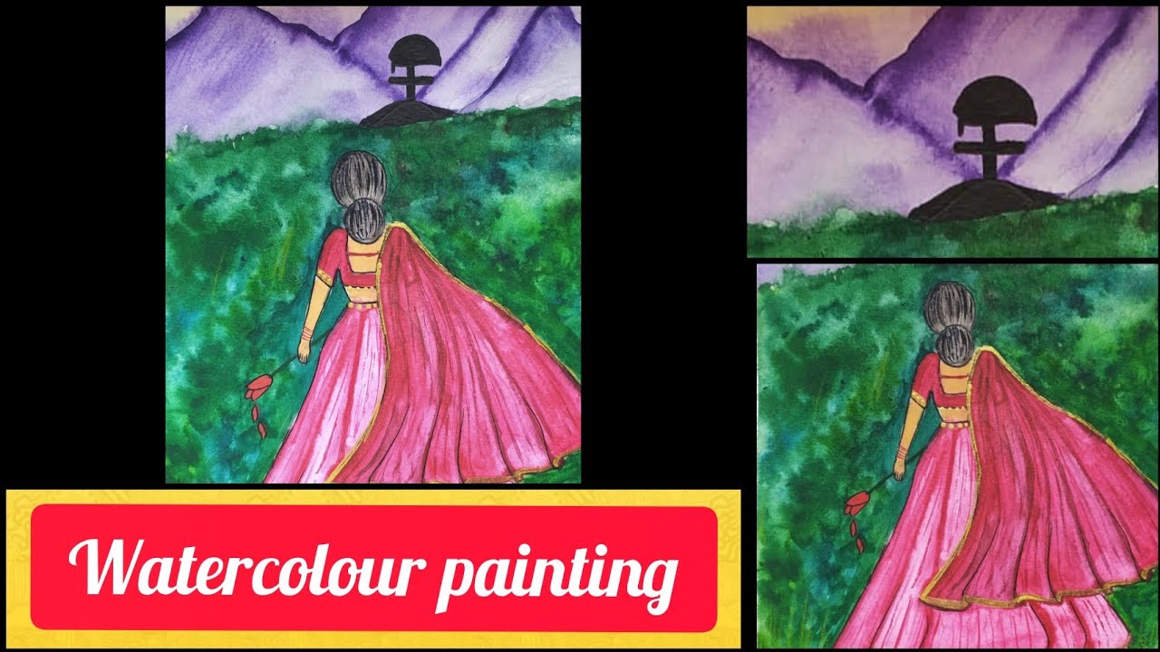 How to make watercolour painting.story telling watercolour art ...
