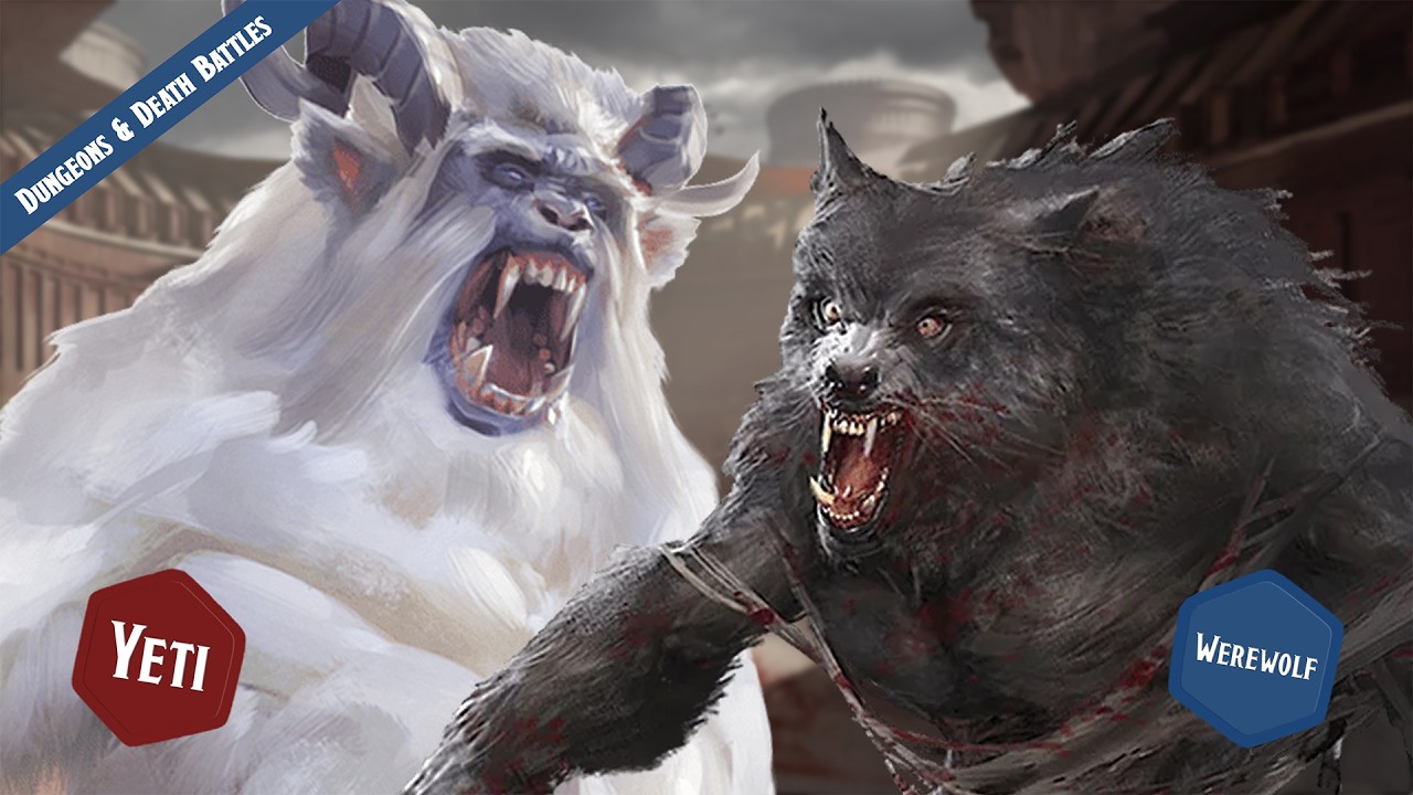 Yeti vs Werewolf | Dungeons & Death Battles Season 3 Quarter Final ...