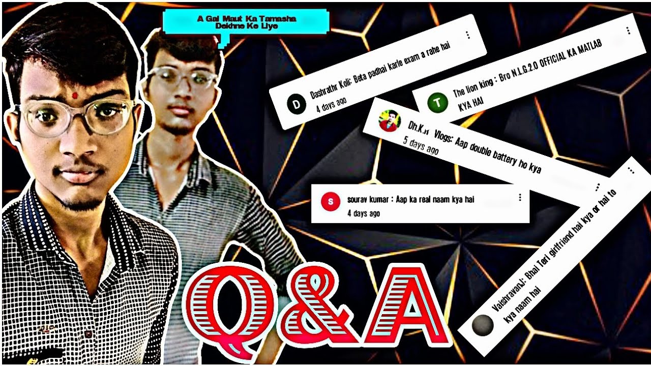 MY FIRST Q&A VIDEO || O BHAI YAH KYA QUESTION POOCHH LIYA - YouTube