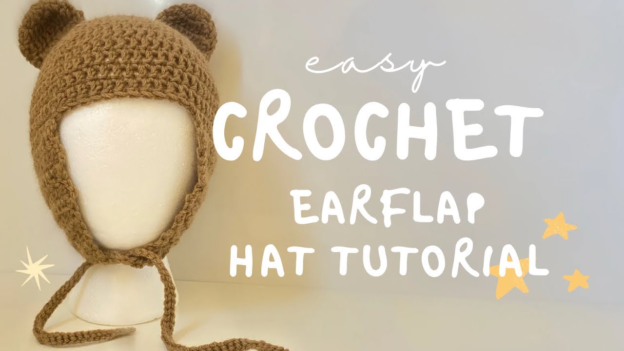 Crochet Earflap Hat Tutorial | Quick & Easy! - YouTube
