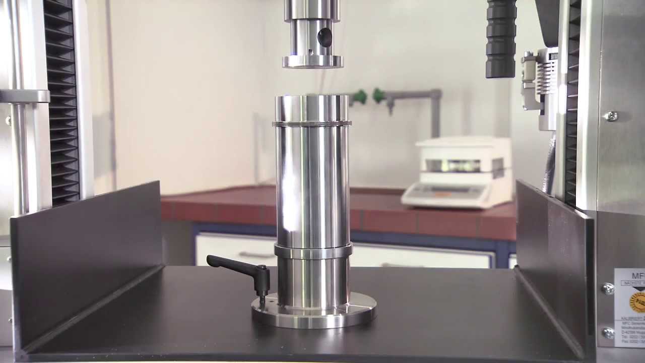 03 Sandprüfgerät Gründruck - sand testing machine green compressive ...