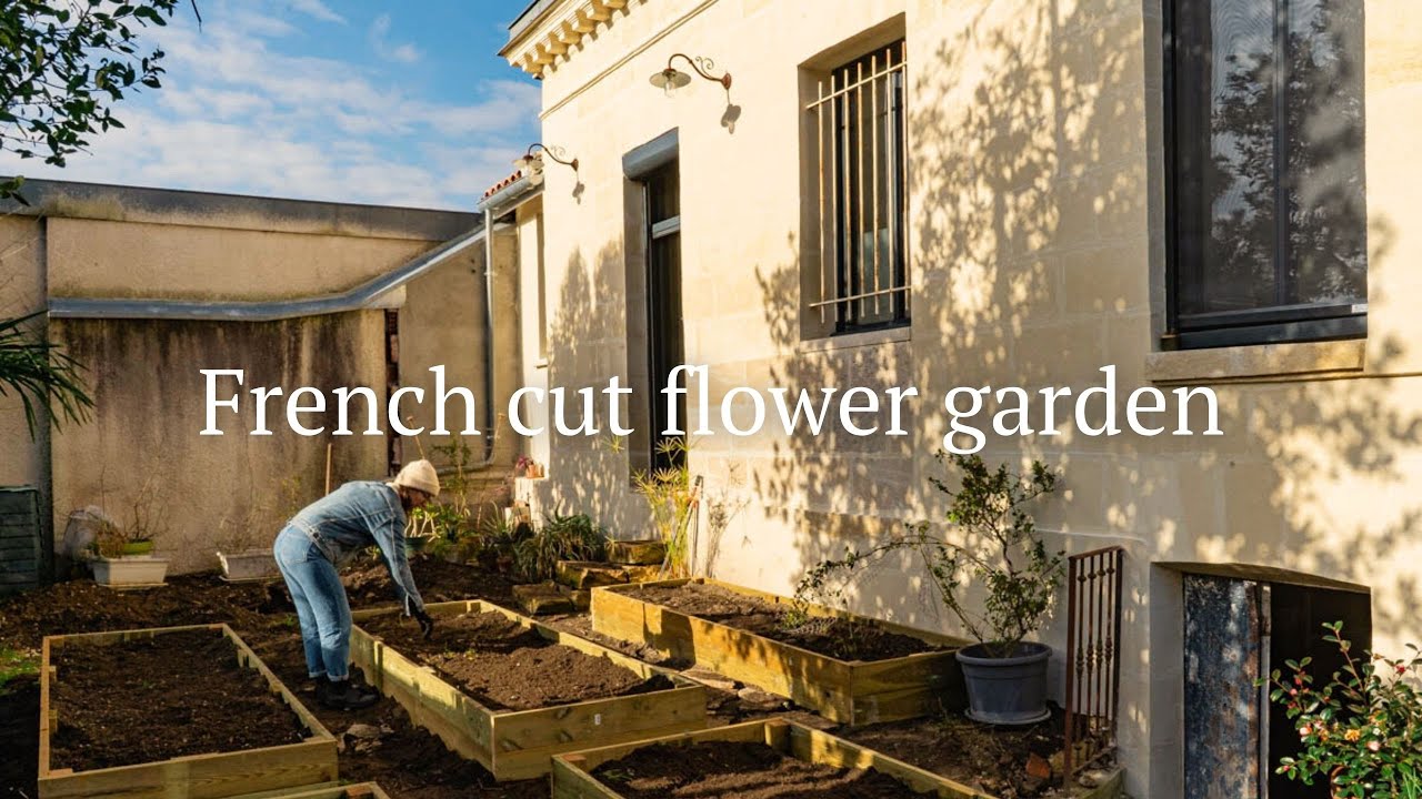 Transforming Our French Garden with Raised Flower Beds | Renovating in ...