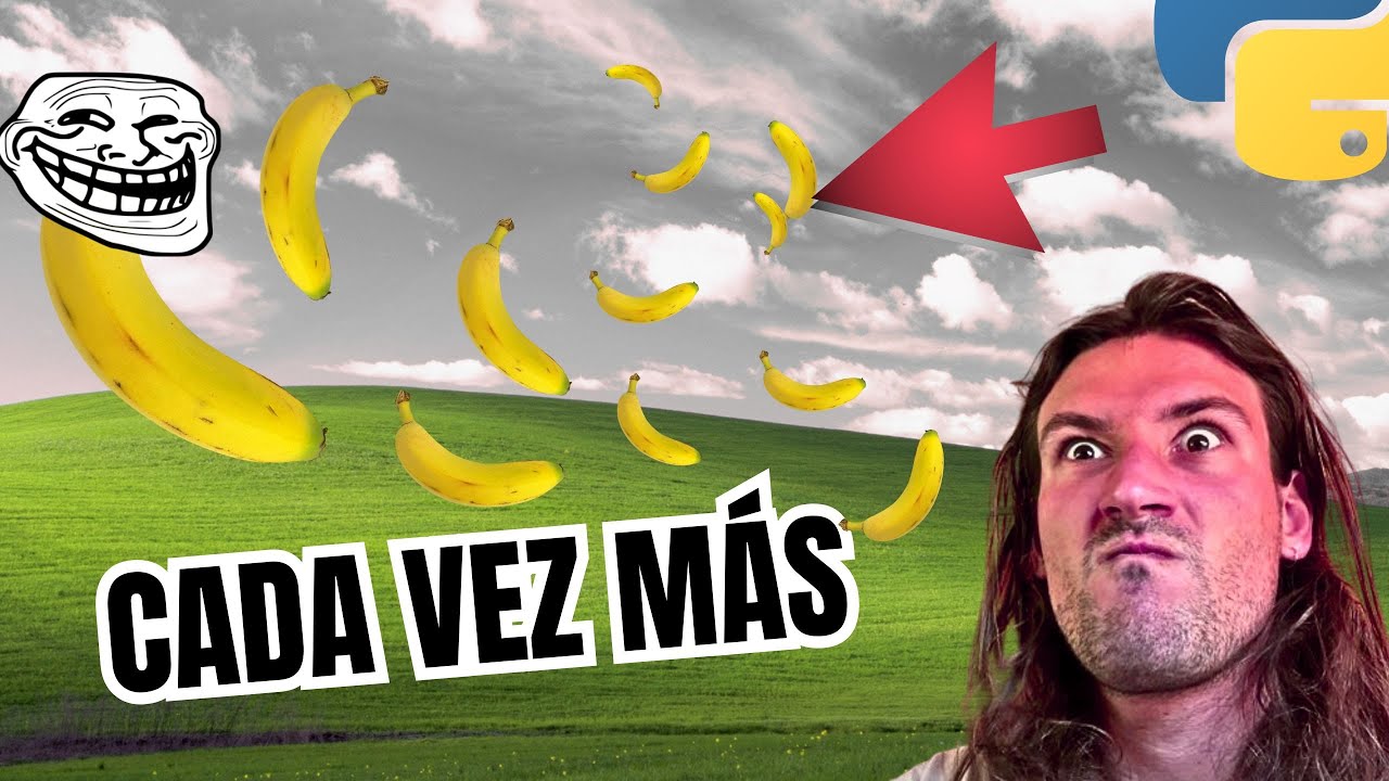 Colapsando un PC con bananas en Python - YouTube