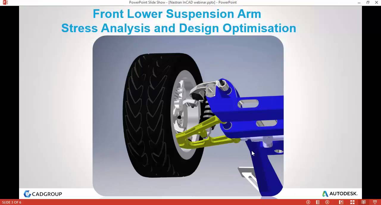 Nastran In-CAD Linear and non-linear stress analysis - YouTube