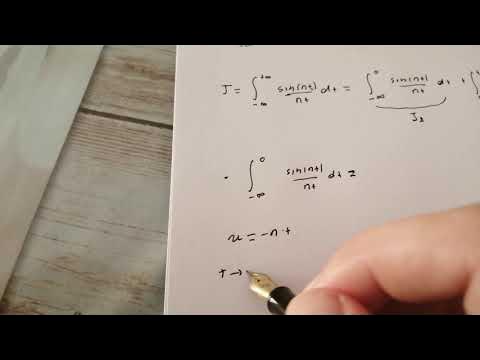 The integral of the normalized cardinal sine function. - YouTube