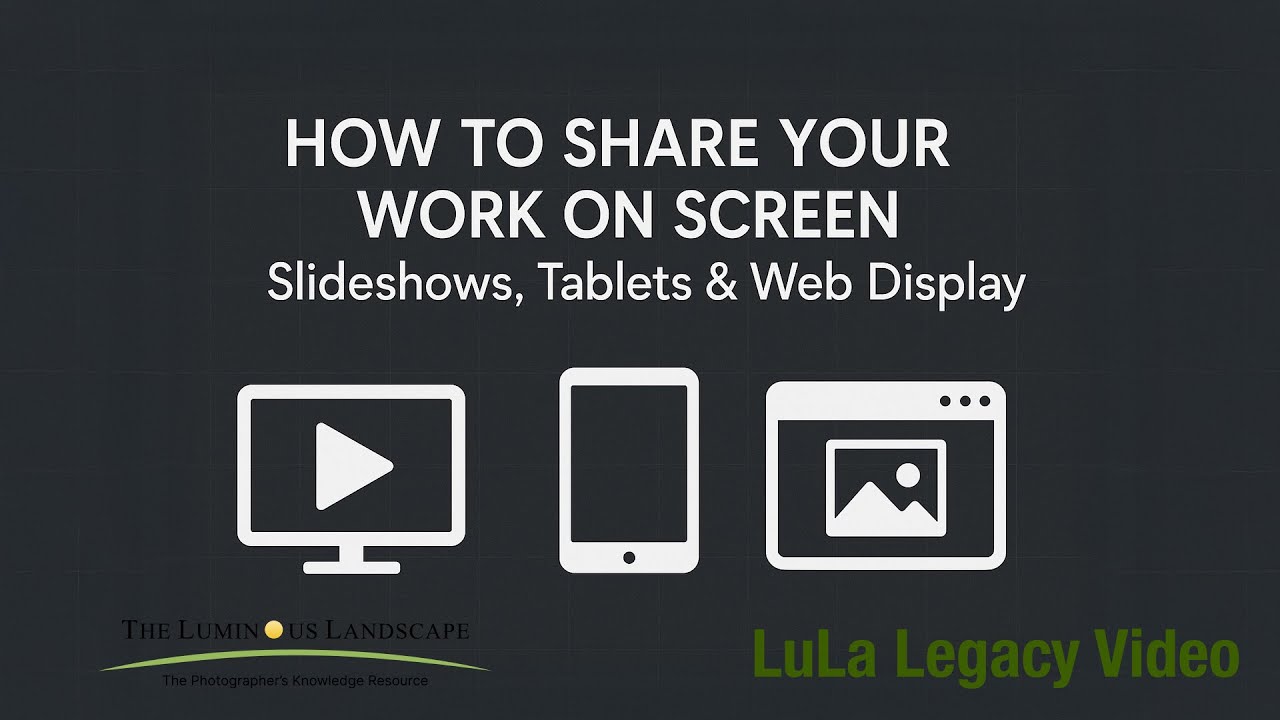 How to Share Your Work on Screen: Slideshows, Tablets & Web Display ...