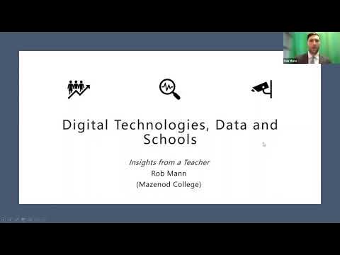 'Digital technologies, data and schools: public discussion panel' - YouTube
