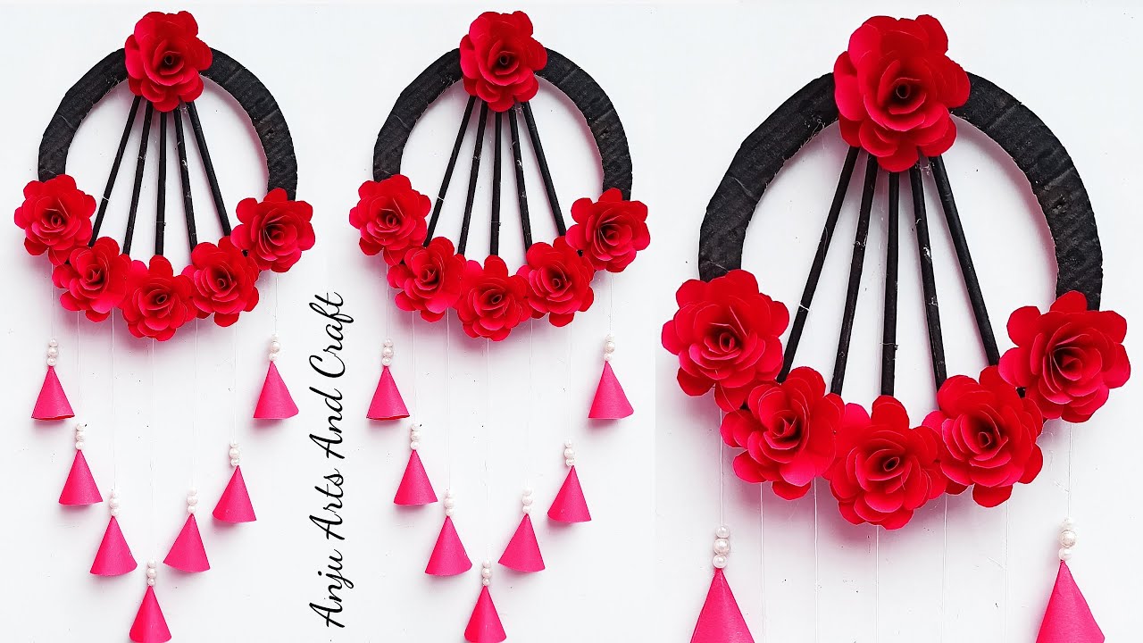 Flower Wall Hanging Craft Ideas With Paper/wall hanging craft ideas # ...