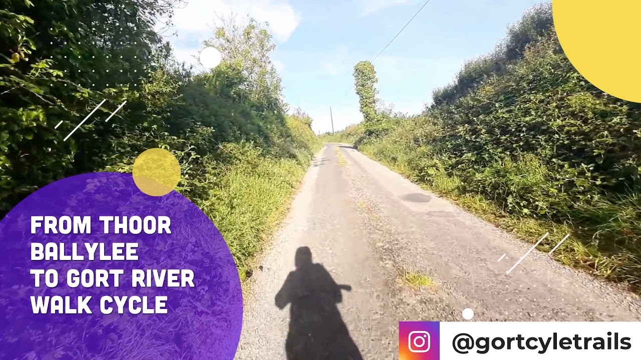 Cycle From Thoor Ballylee to the Gort River Walk - YouTube