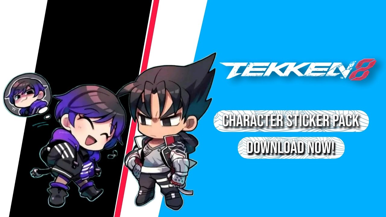 Tekken 8 All Characters Sticker Pack | Tekken 8 Chibi | [ DOWNLOAD NOW ...