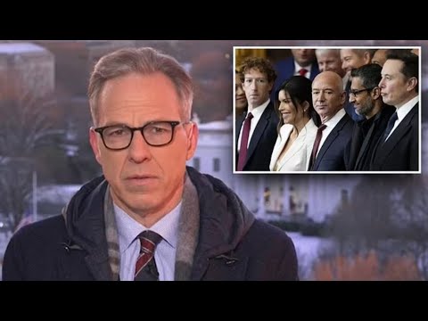 Jake Tapper's On-Air Meltdown Over Tech Giants at Trump's Inauguration ...