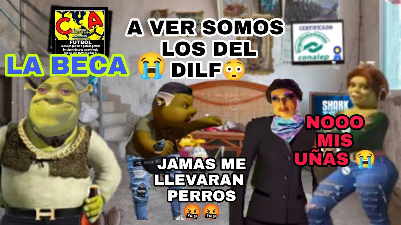 Shrek Buchon Fiona se escapa con el pelos de maruchan ep17 - YouTube