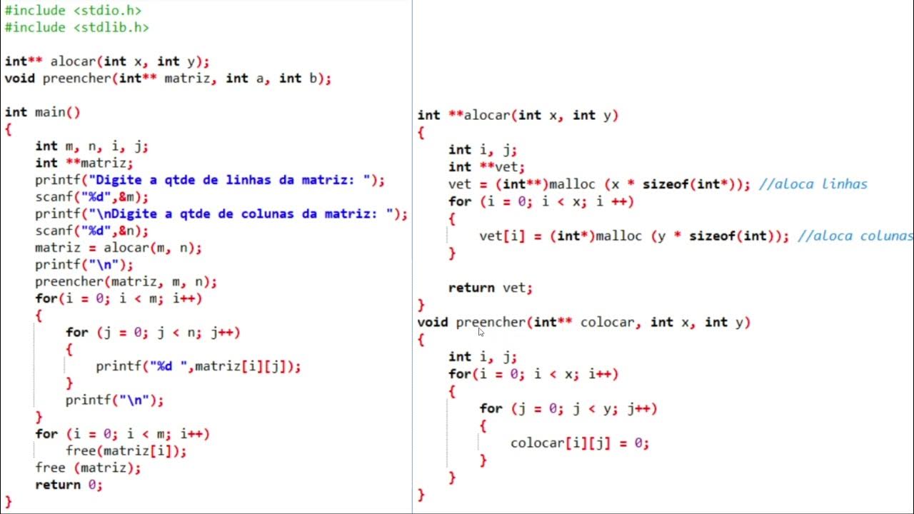 Programação em C - FK. Aula 10. Alocação dinâmica de memôria parte 2 ...