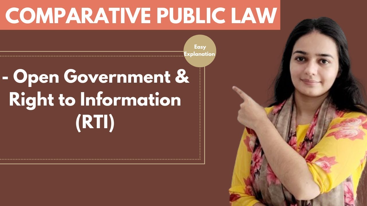 Right to Information- Comparative Public Law. UGC NET & JRF June2025. - YouTube