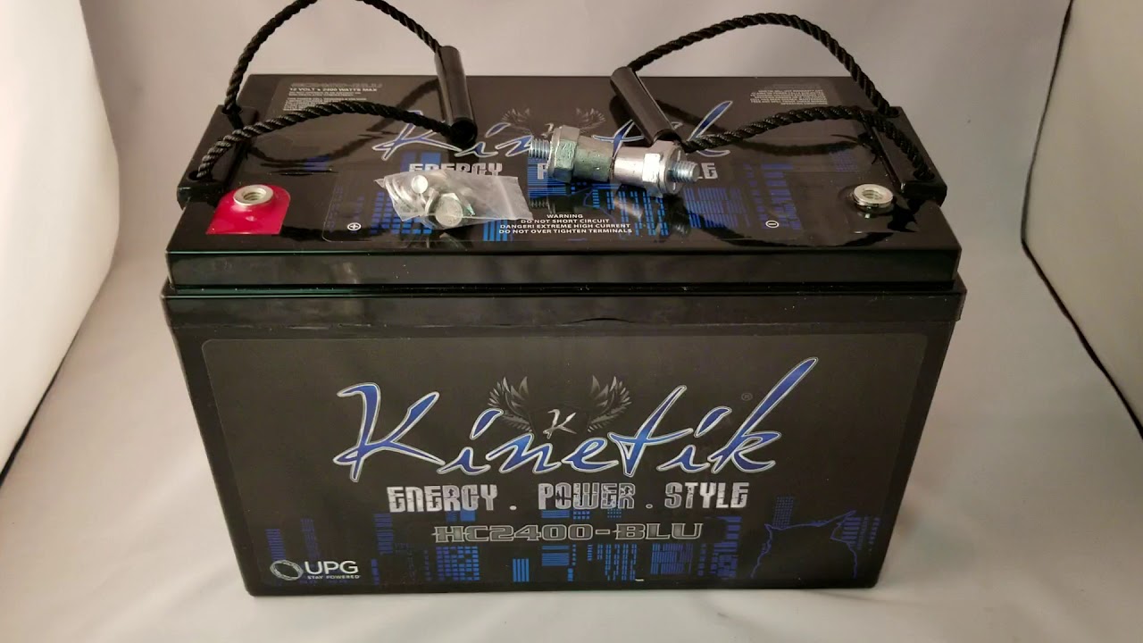 Kinetik BLU 2400 Watt 12V 110Ah Power Cell - HC2400-BLU - 40928 - YouTube