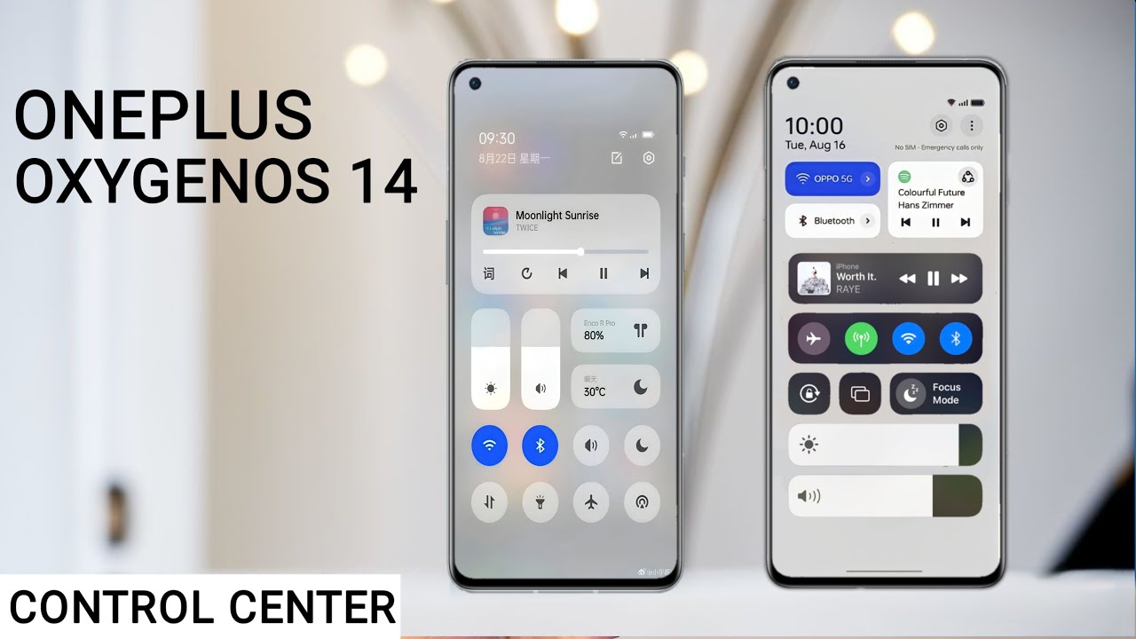 Oneplus OxygenOS 14 Control Center 🔥 | Oneplus Android 14 Update is ...