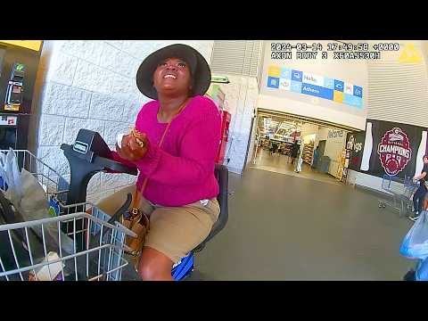 Cops Surprise Woman Shoplifting From Walmart 
