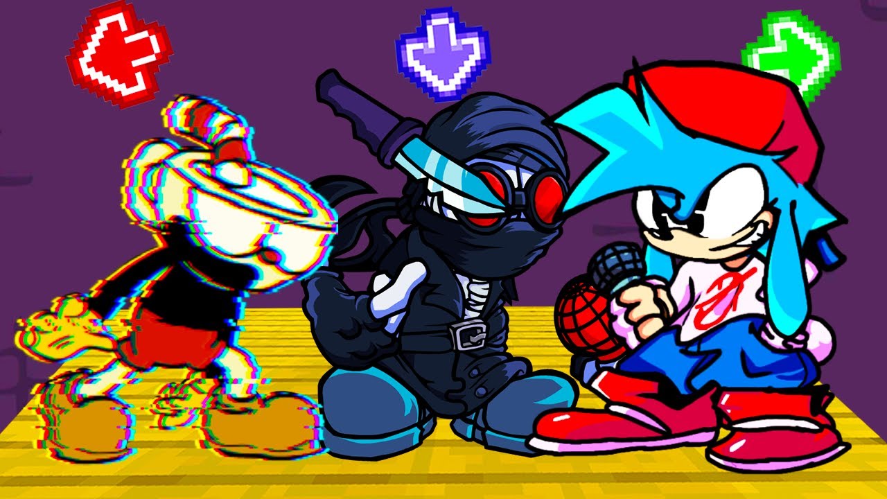FNF Character Test - Gameplay vs Playground - Cuphead, Fnf Boyfriend ...