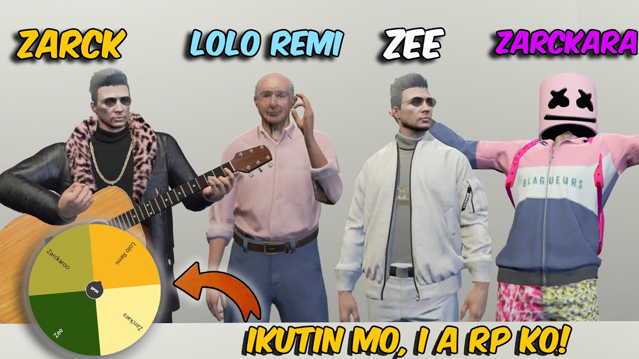 IKUTIN MO I A RP KO!! (spin the roulette challenge) || Zarckaroo Gaming ...