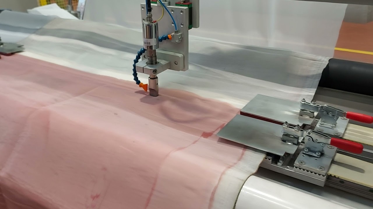 Ultrasonic overlap splicing machine - YouTube