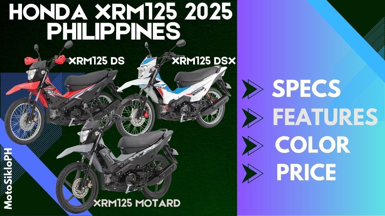 Honda XRM 125 2025 Model | Price, Specs, and Colors | Philippines ...