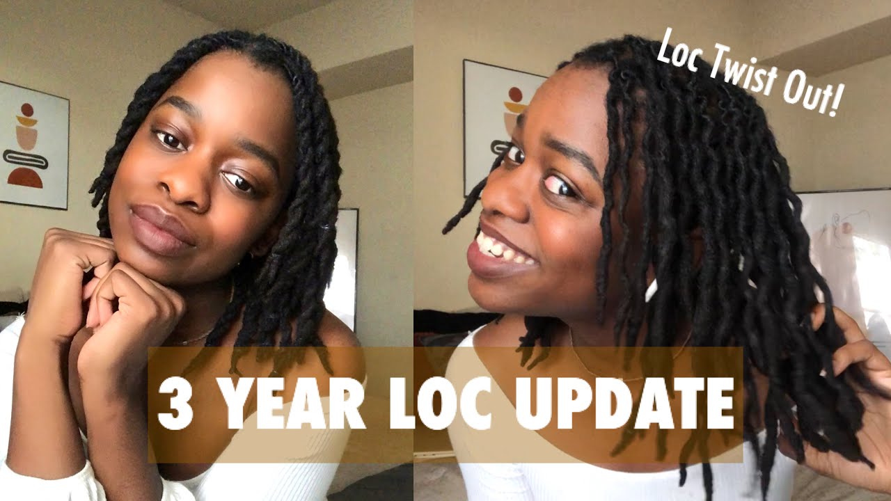 3 Year Loc Update & Twist Out - YouTube