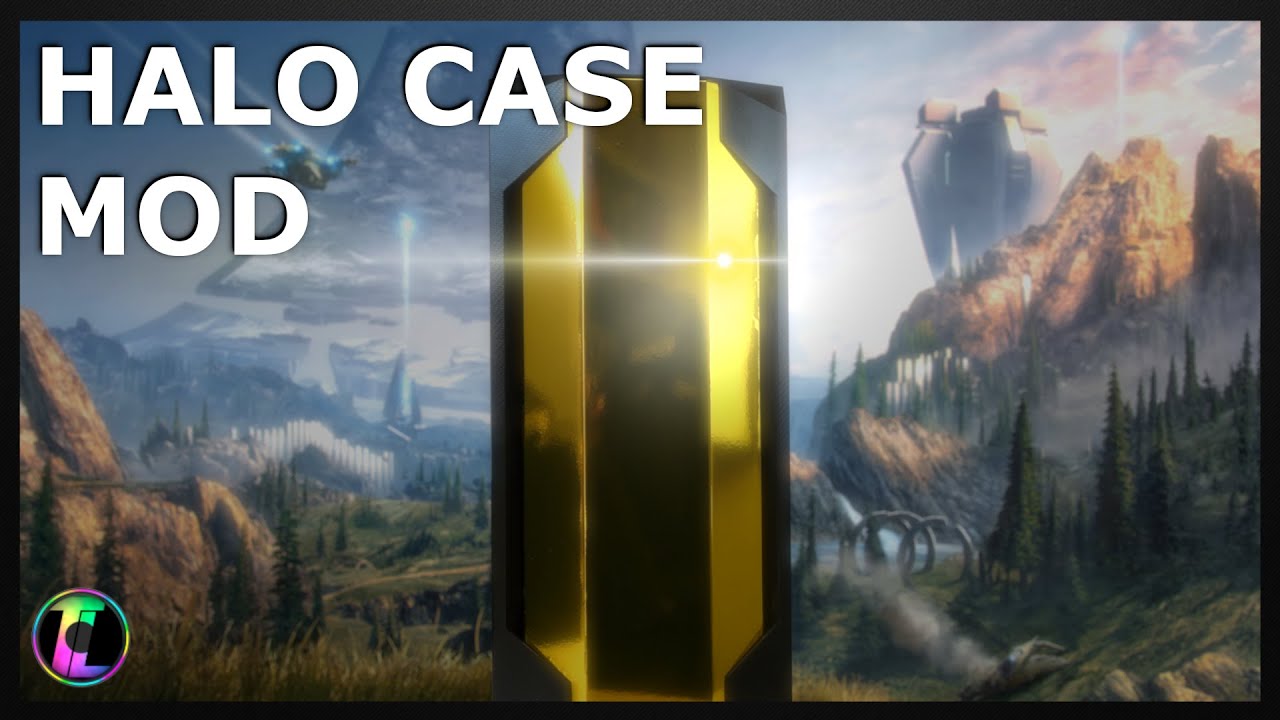 Custom Halo Case Mod came out awesome! | Guide & Modding. - YouTube