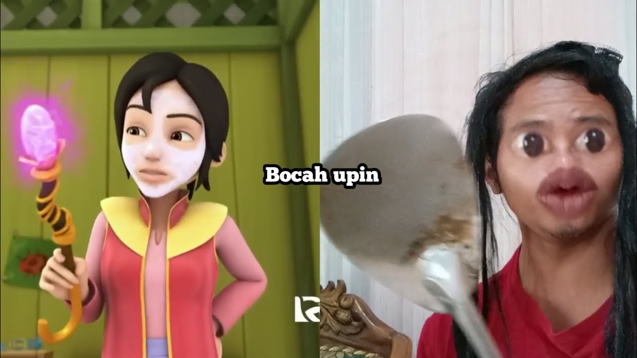 Tiru upin ipin terbaru/ kak Ross takut liat kecowa😁😁😁 - YouTube