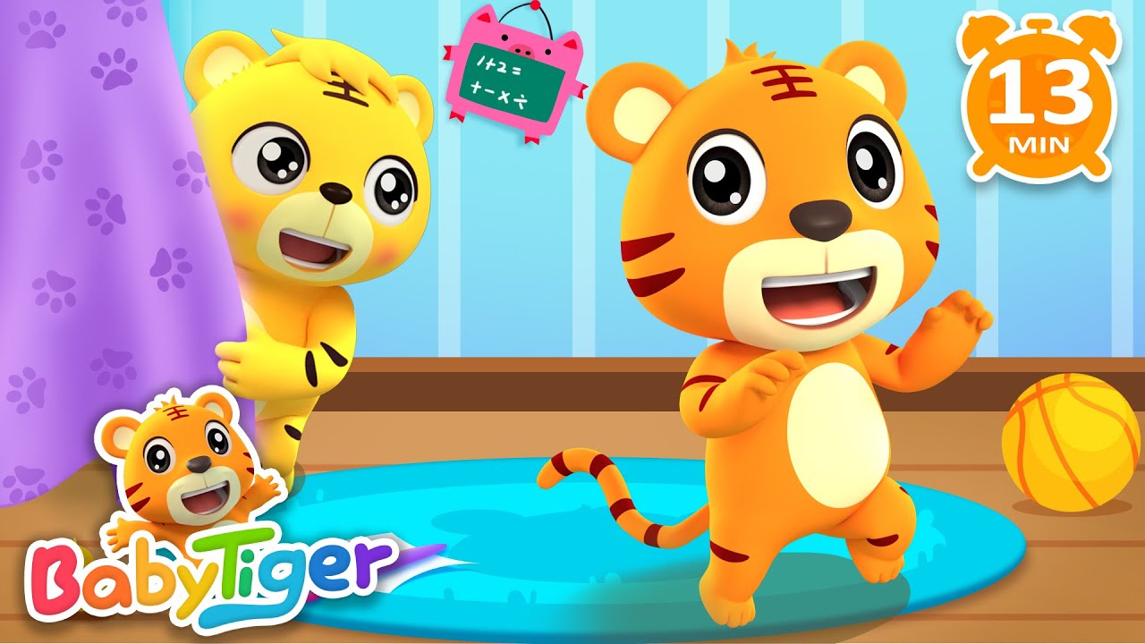Shape Song + More Kids Songs & Nursery Rhymes - Baby Tiger - YouTube