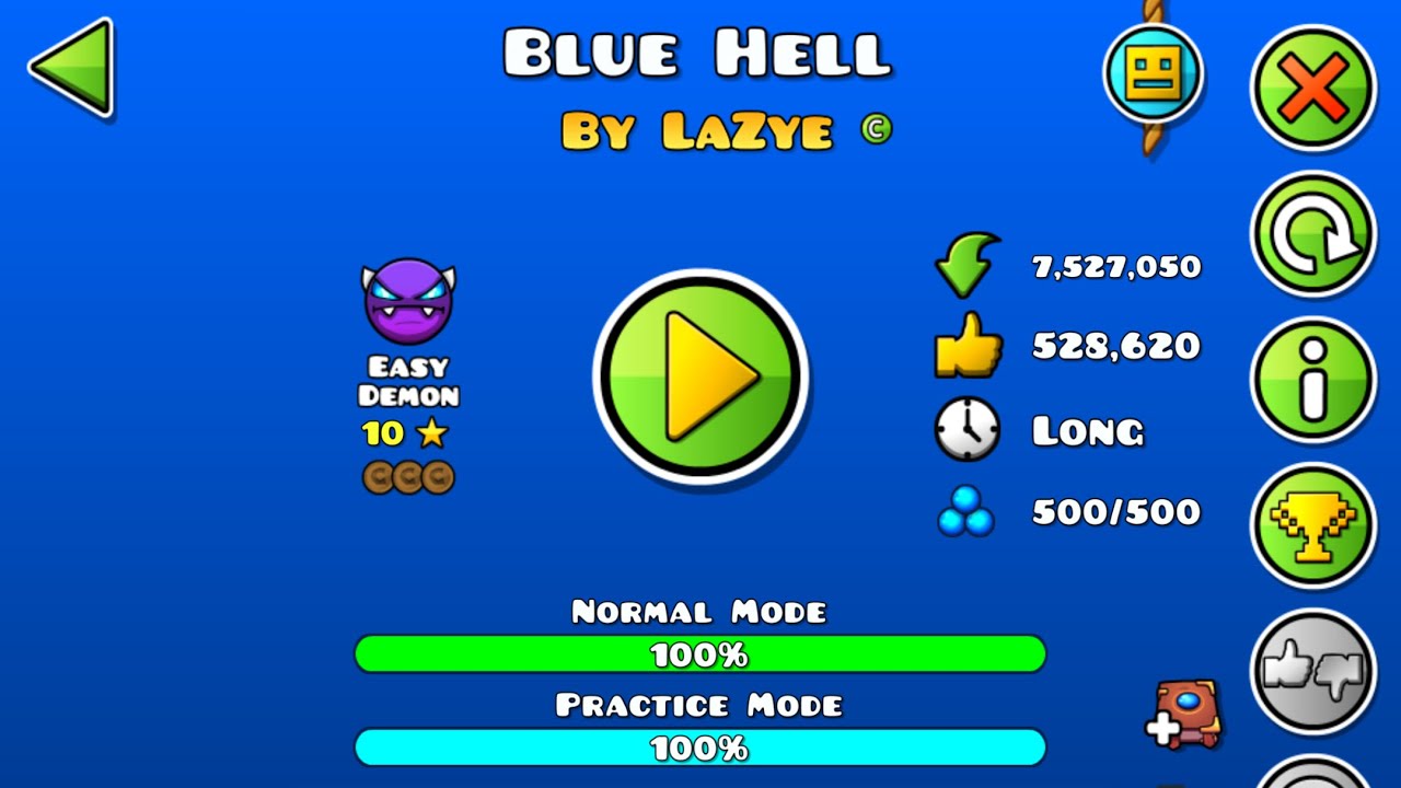 Blue Hell by laZye (Demon) - YouTube