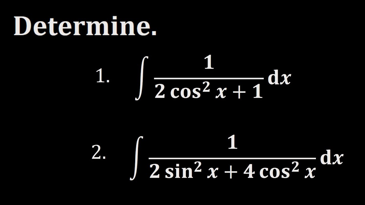 Calculus: Integration (Problem Solved) - YouTube