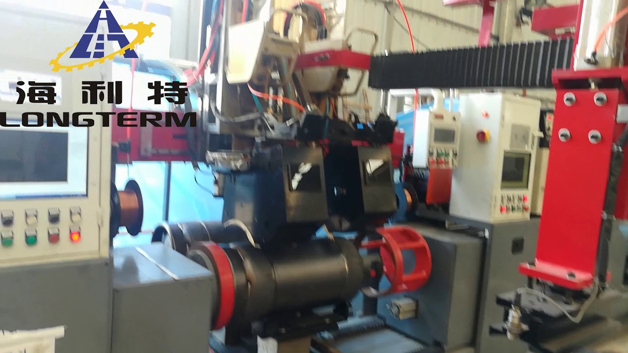 Circumferential seam welding machine with laser and video tracking ...