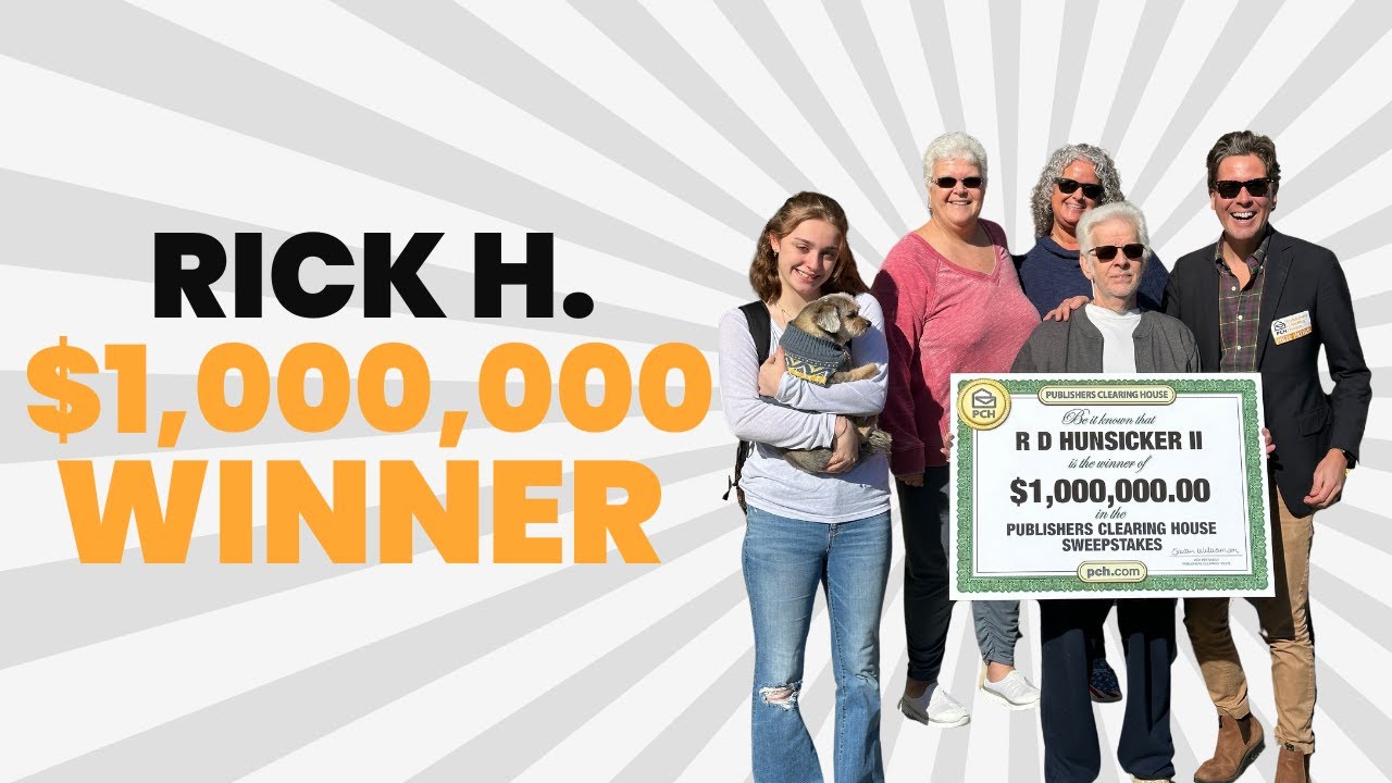 PCH SuperPrize Winner: Rick H. of OH Won A $1,000,000.00 Prize! - YouTube