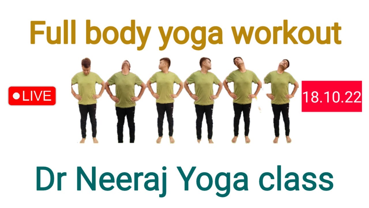 Live Yoga Class Online/Full Body Yoga Workout - YouTube