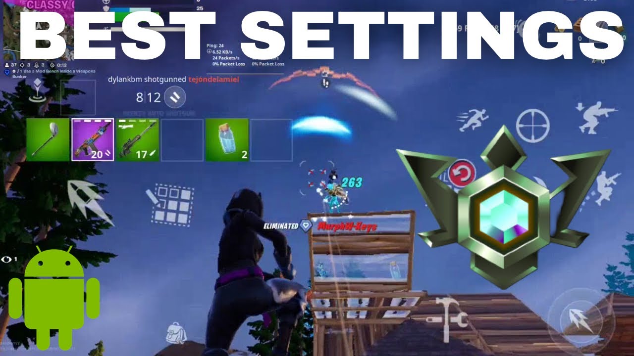 The BEST Season 2 Fortnite Mobile Settings + HUD For RANKED... (Chapter ...