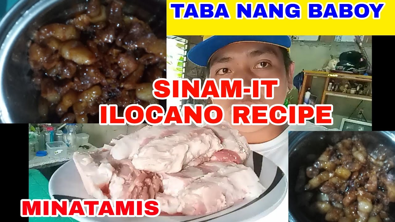 SINAM-IT NA TABA NANG BABOY | ILOCANO RECIPE |SAMSAM IT |MINATAMIS NA ...